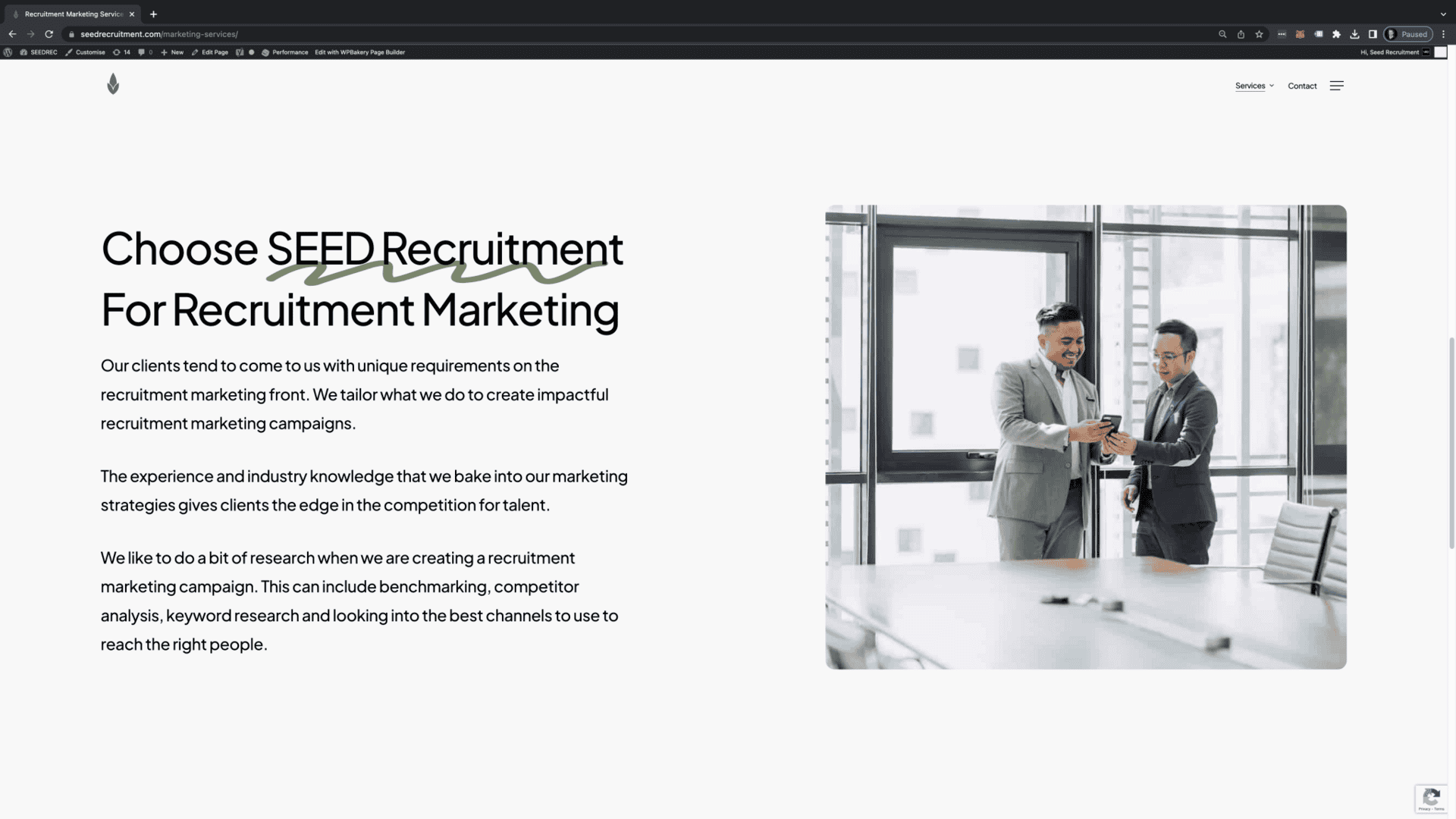 SEED Recruitment - Bird Marketing