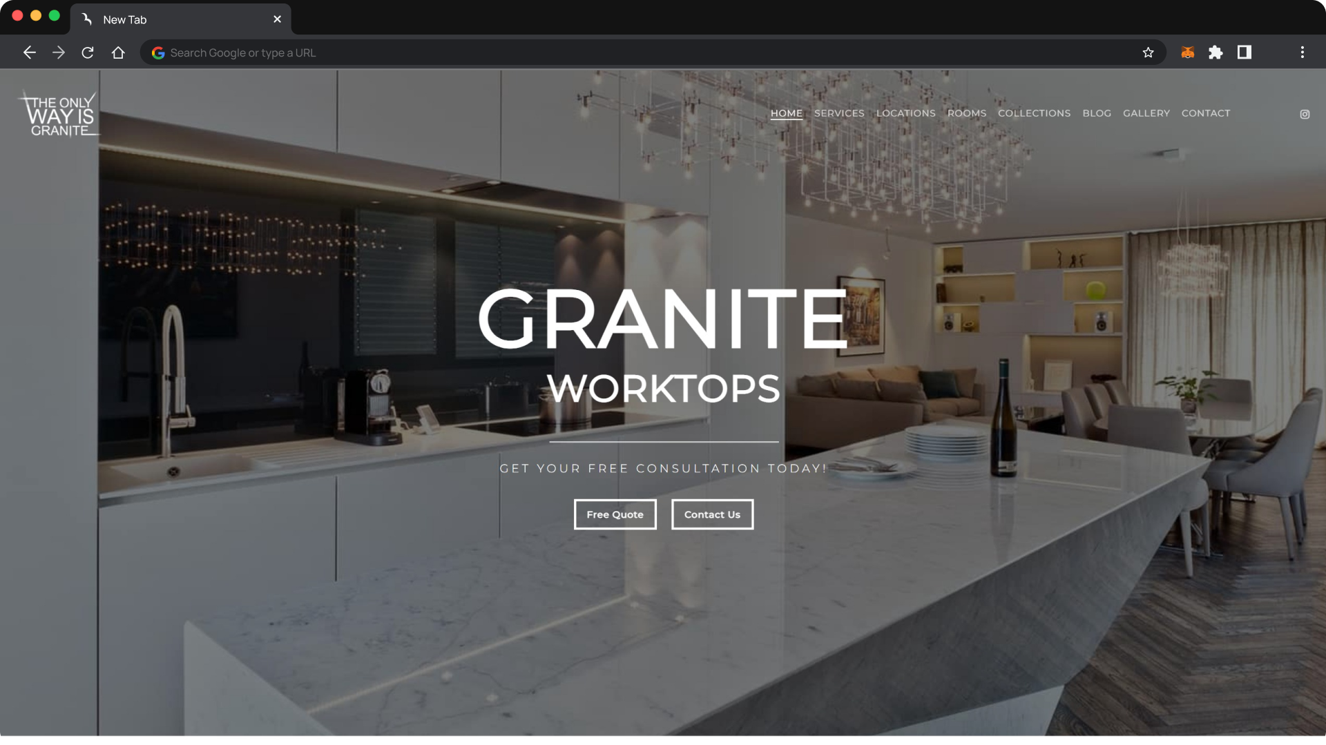 The Only Way is Granite - SEO & Web Design For Kitchen Company
